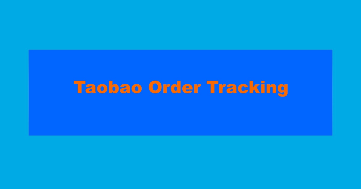 Seguimiento de pedidos de Taobao: envío internacional